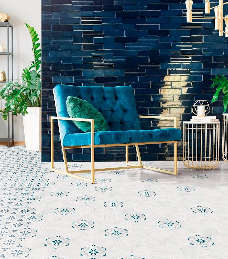 Marco Extruded Ceramic 2x6 Wall and Porcelain Floor Hexagon Tile Tagged ...