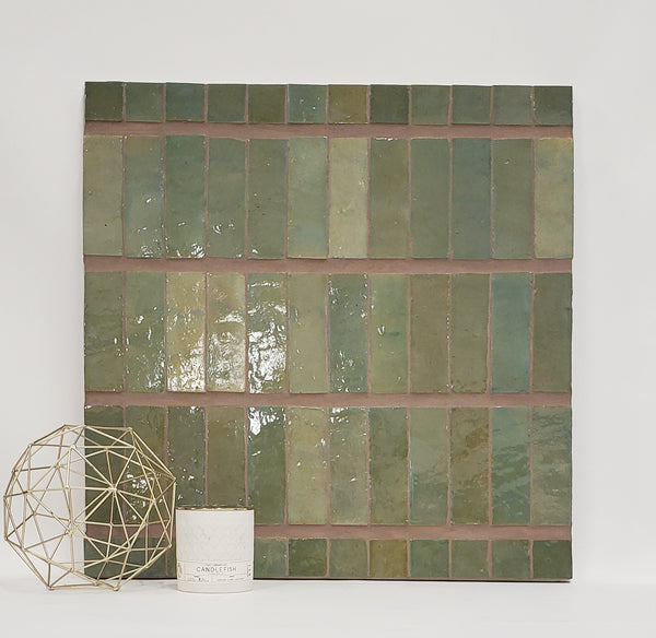 Zellij Reseda Terracotta 2X6 Wall Tile - Mission Stone & Tile