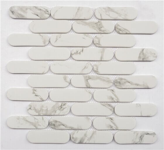 Deco Calacatta Capsule Mosaic - Mission Stone & Tile