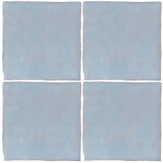 Harmony Peaceful Blue 5X5 Ceramic Wall Tile - Mission Stone & Tile
