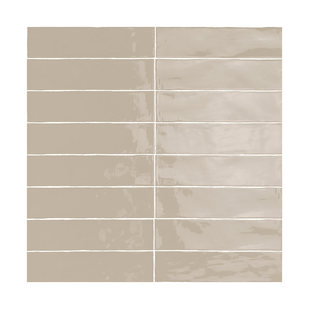 Lines Light Sable Glossy 3X12 Wall Tile - Mission Stone & Tile