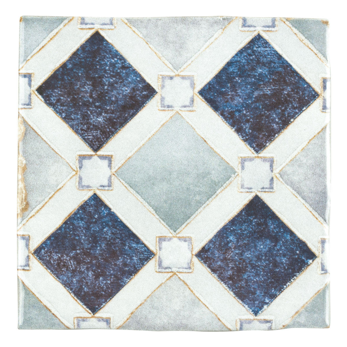 Encanto - Oceano Mix Azure 4 x 4 - Mission Stone & Tile
