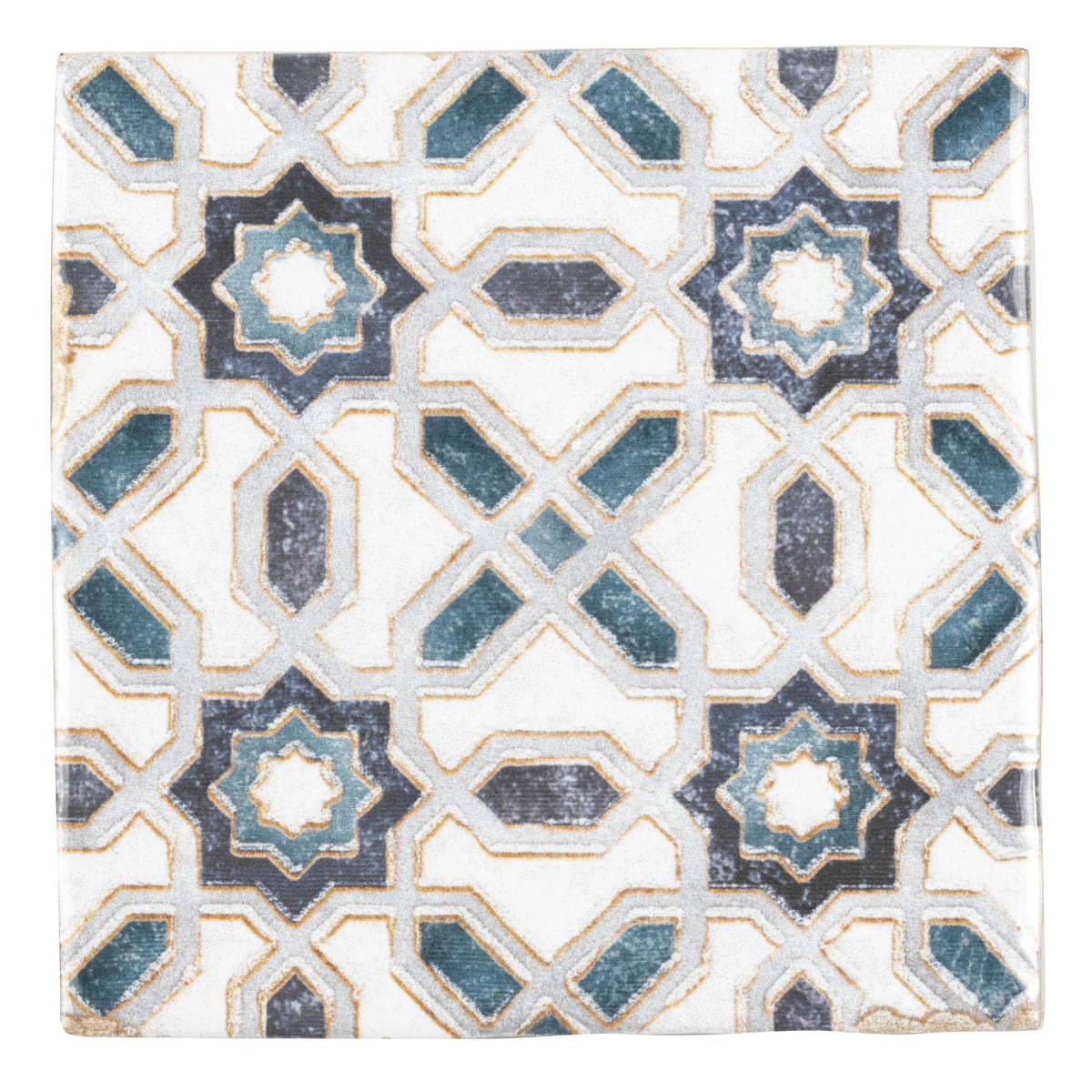 Encanto - Oceano Mix Azure 4 x 4 - Mission Stone & Tile