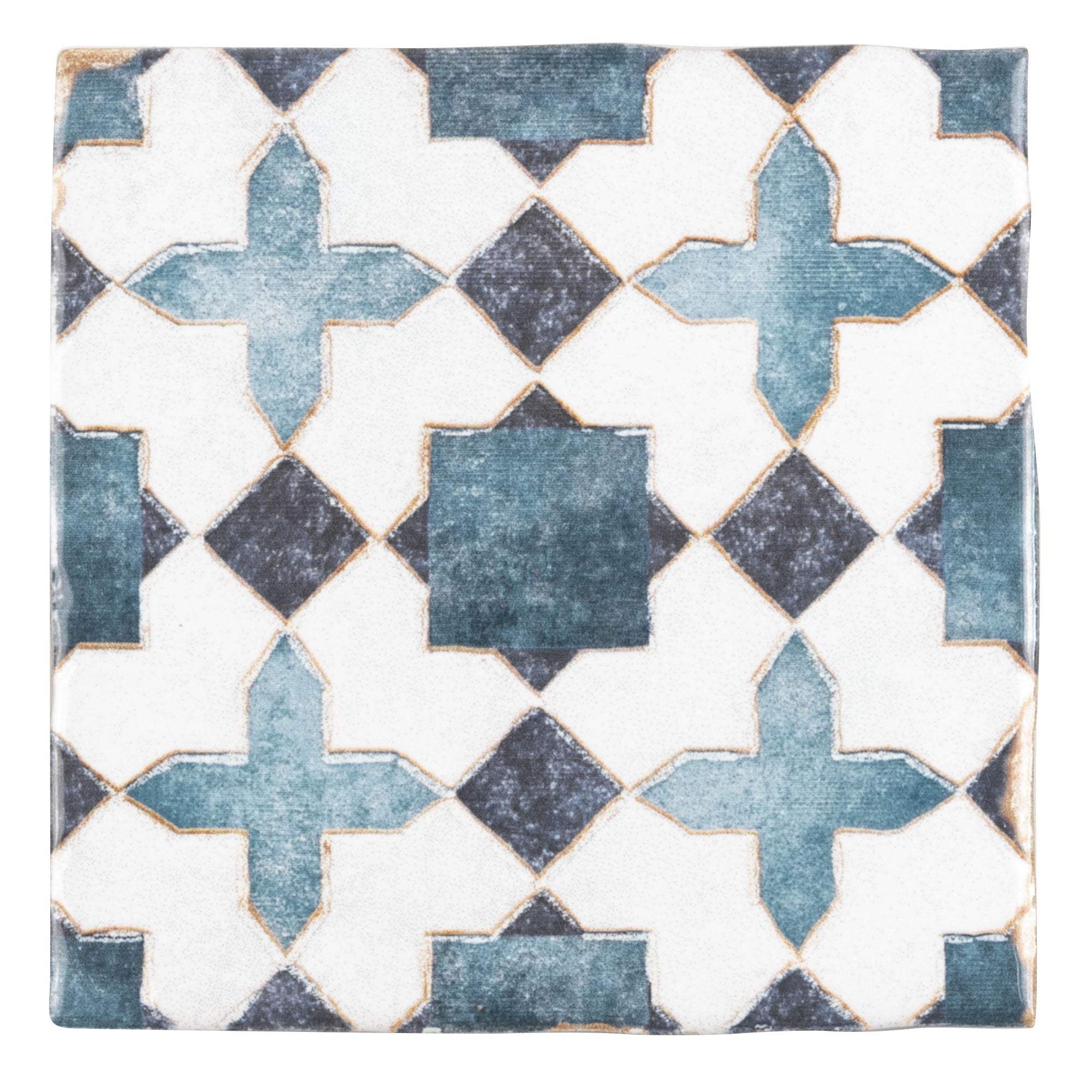 Encanto - Oceano Mix Azure 4 x 4 - Mission Stone & Tile