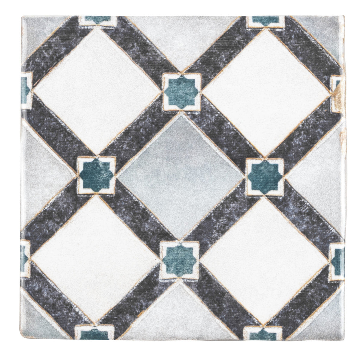 Encanto - Oceano Mix Azure 4 x 4 - Mission Stone & Tile