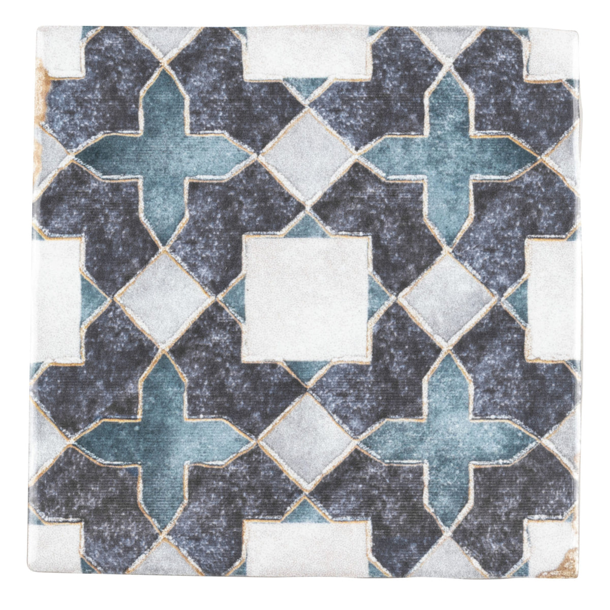 Encanto - Oceano Mix Azure 4 x 4 - Mission Stone & Tile
